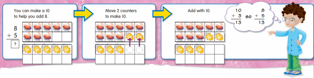 Envision Math Grade 2 Answer Key Topic 2.7 Making 10 to Add 8 ...
