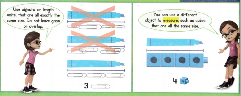 enVision Math Common Core Grade 1 Answer Key Topic 12 Measure Lengths ...