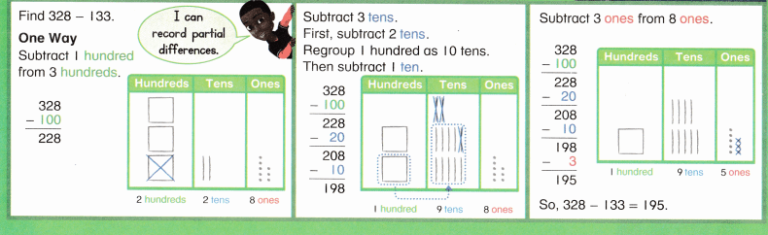 enVision Math Common Core Grade 2 Answer Key Topic 11 Subtract Within ...