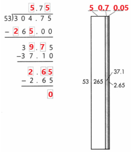 enVision Math Common Core Grade 5 Answer Key Topic 6 Use Model ...