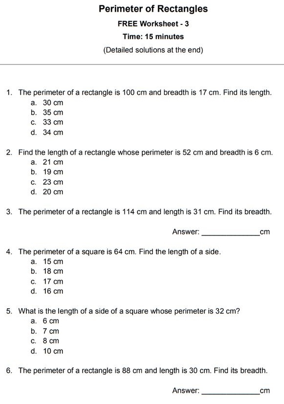 enVision Math Common Core Grade 3 Answer Key Topic 16 Solve Perimeter ...